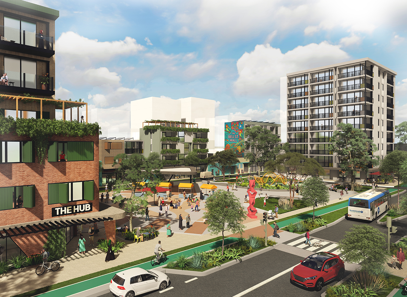 Bell Street Mall Draft Masterplan and Design Guide – Mesh Planning